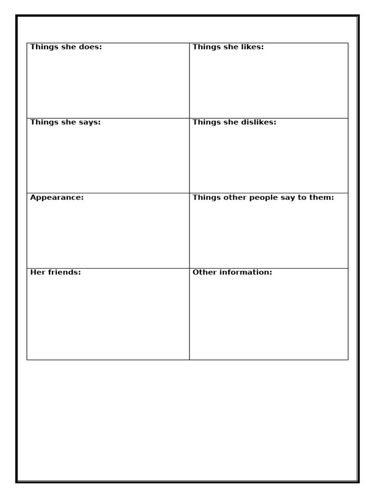 Week 6 - Snow Spider Planning Grid | PDF