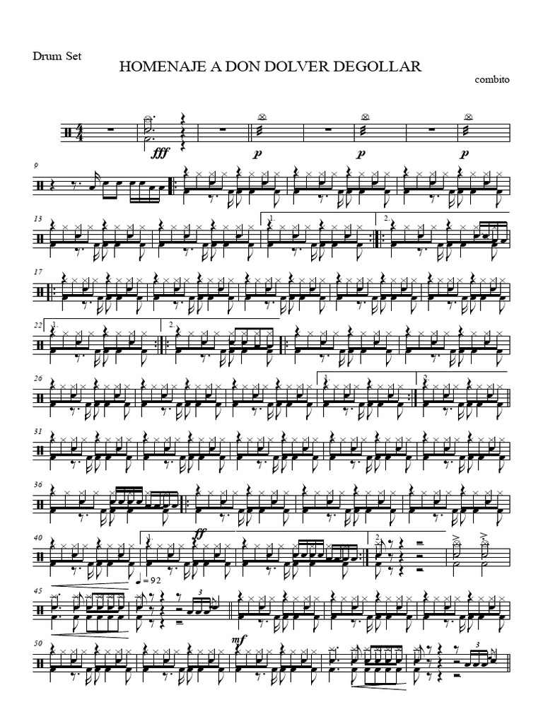 Homenaje A Don Dolver Degollar (Combito) | PDF