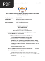 Basic Hospital Procedure Notes Level 5 and 6 - 1 | PDF