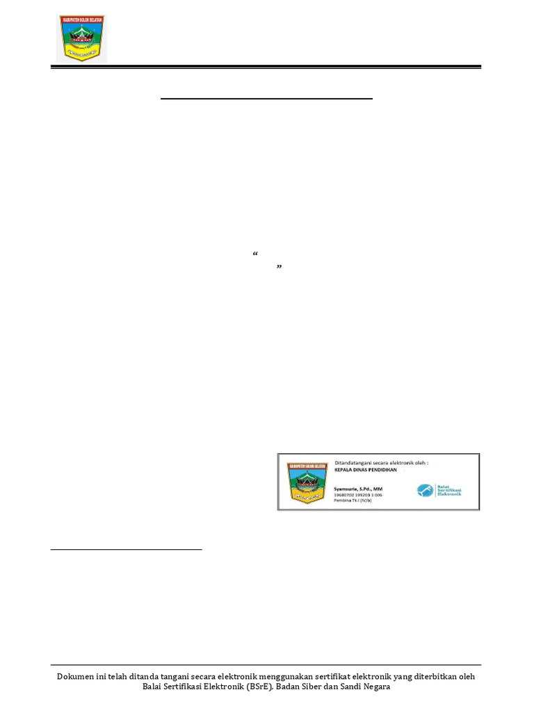Surat Perintah Tugas Lokakarya BGP 2024 | PDF