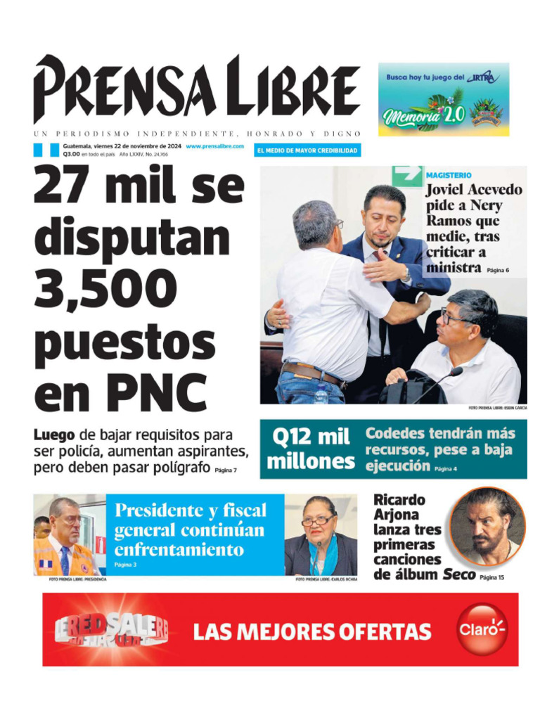 22 11 2024 Prensa Libre | PDF