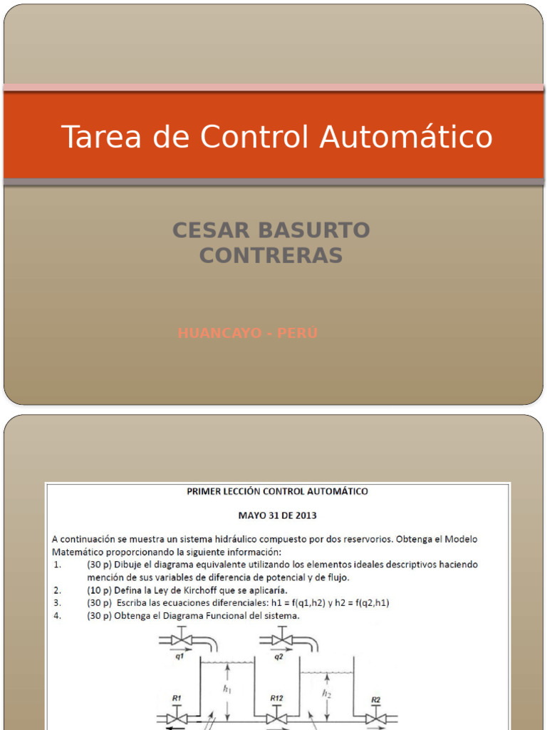 Teoria de Control Automatico | PDF