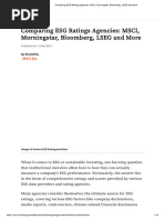 MSCI ESG Ratings Methodology | PDF