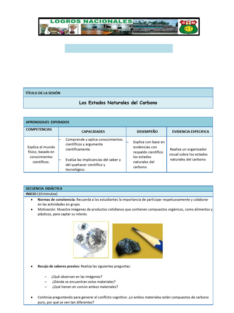 Estados Naturales del Carbono | PDF | Carbón | Grafito