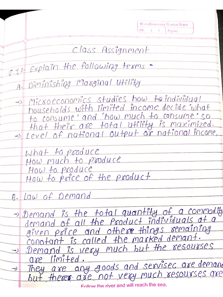 ME Class Assignment | PDF