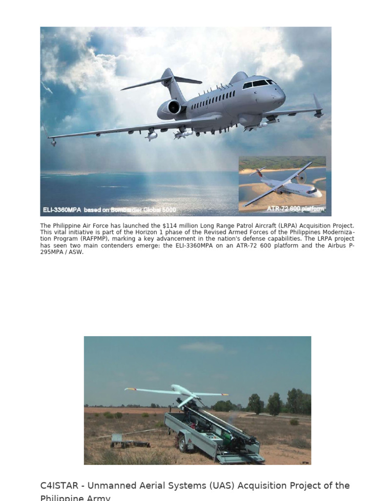 Philippine Defense Modernization | PDF | Unmanned Aerial Vehicle | Aircraft