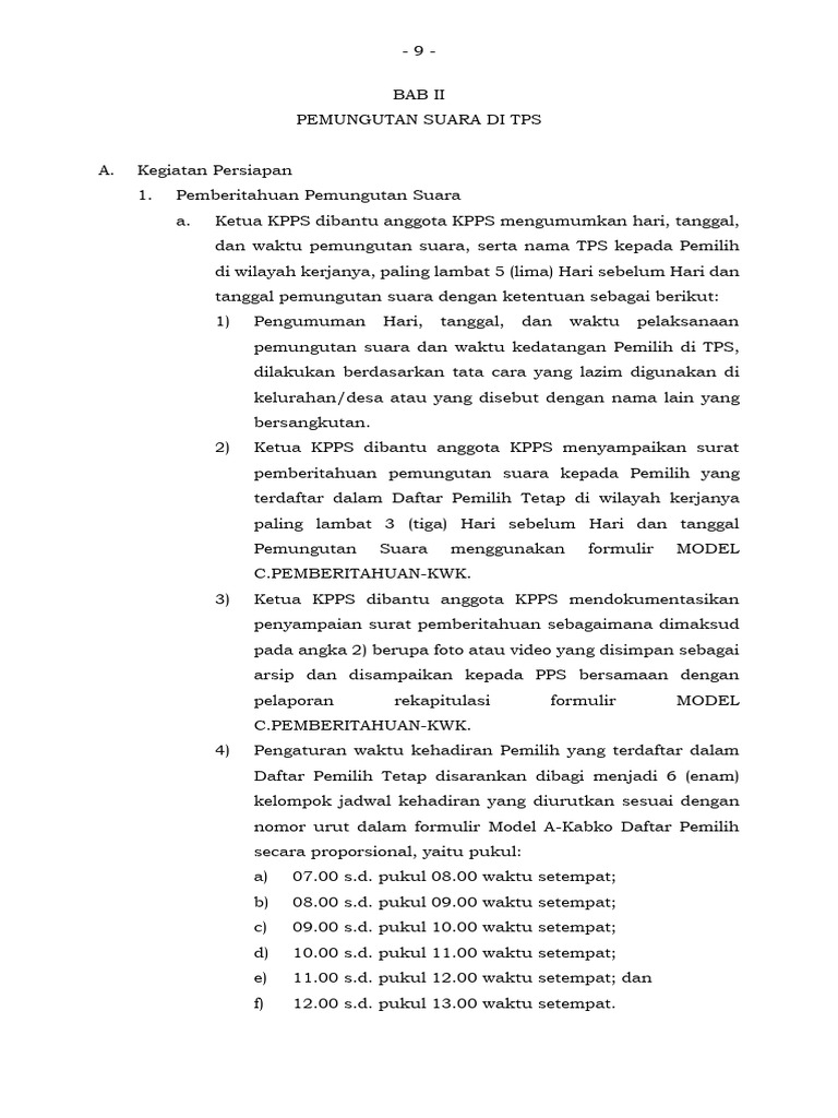 Draft Pedoman Teknis Tungsura Lebih Pendek | PDF