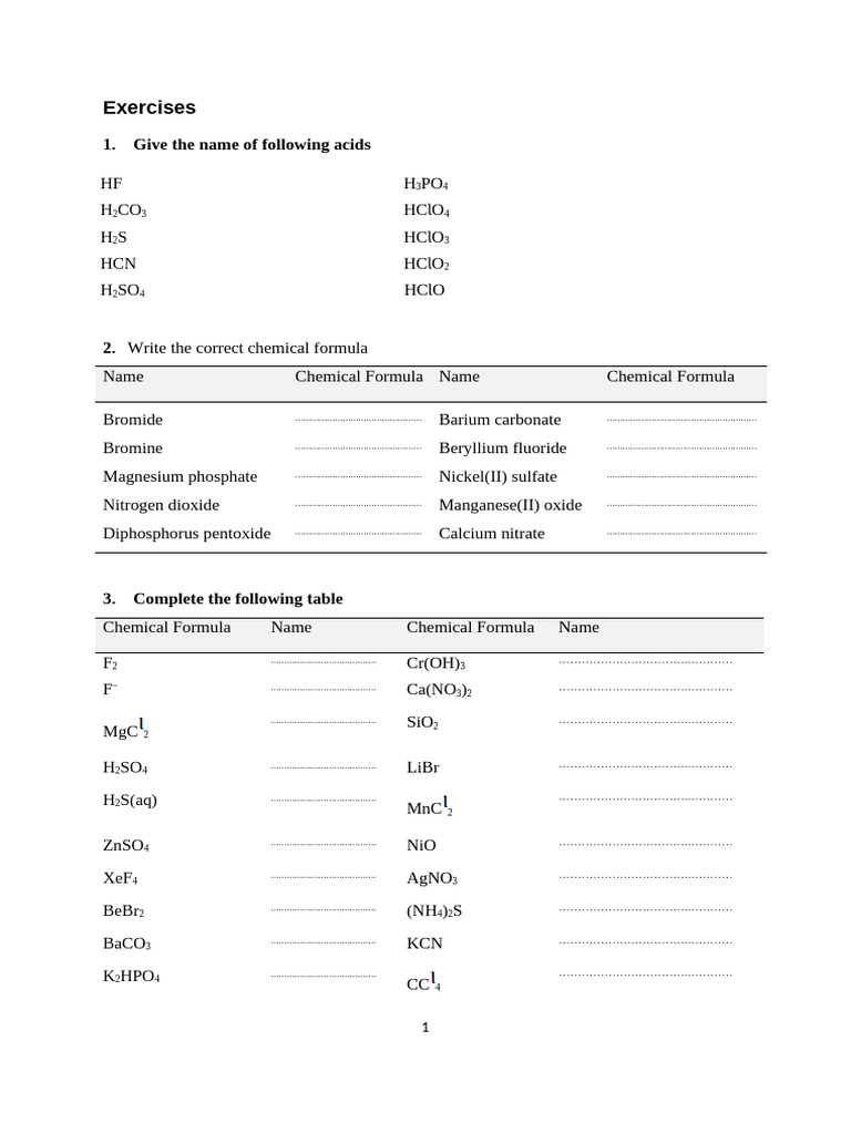 Exercises Topic 1 | PDF