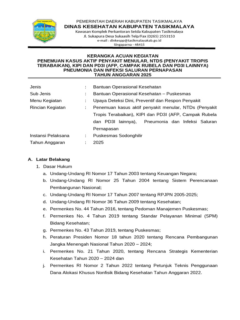 KAK 20 KIPI Dan PD3I | PDF