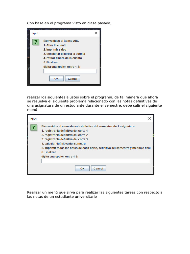 Examen Practico Formativa 2 | PDF