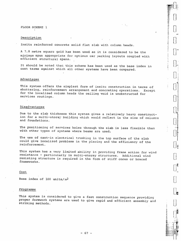 Floor System Compairson | PDF