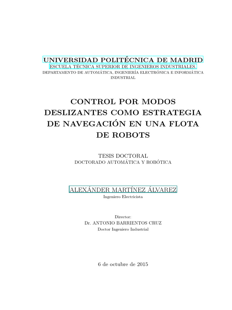 Alexander Martinez Alvarez | PDF | Vehículo aéreo no tripulado | Robot