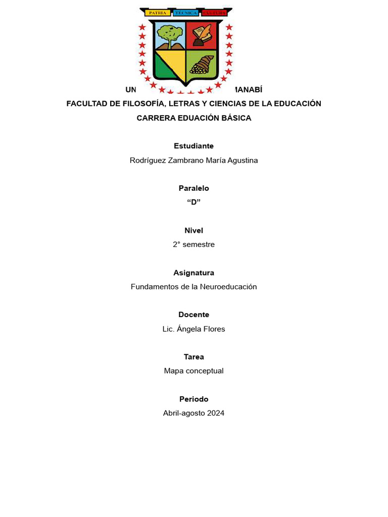 Mapa Neuro | PDF | Cerebro | Sinapsis