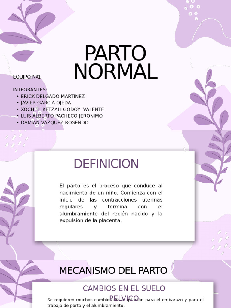 Guía Completa del Parto Normal | PDF | Parto | Especialidades Medicas