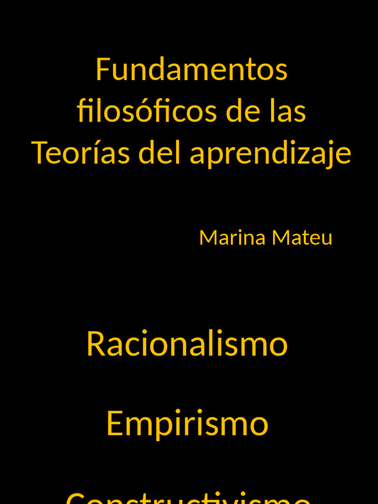 CONDUCTISTAS Primera Parte | PDF | Conocimiento | Empirismo