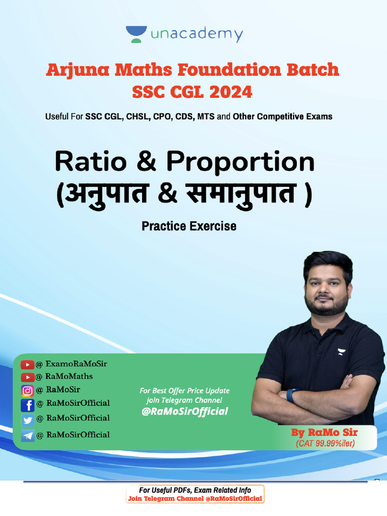 Ratio & Proportion (Practice Exercise) ) | PDF