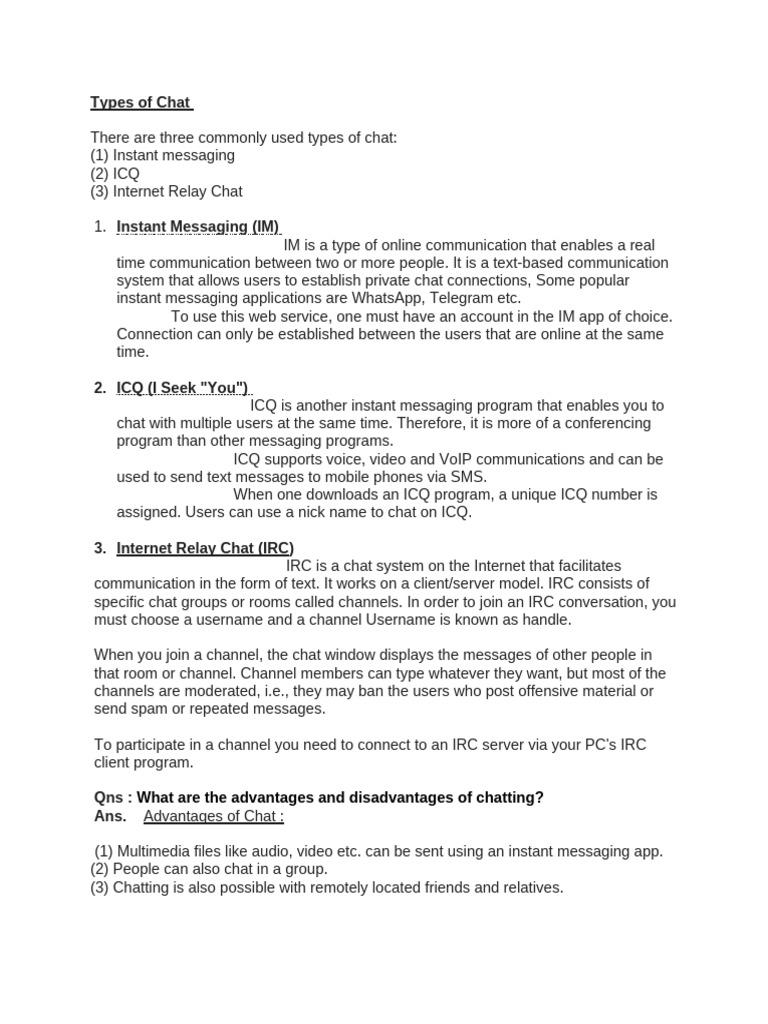 10th Class Web Services | PDF | Instant Messaging | Educational Technology