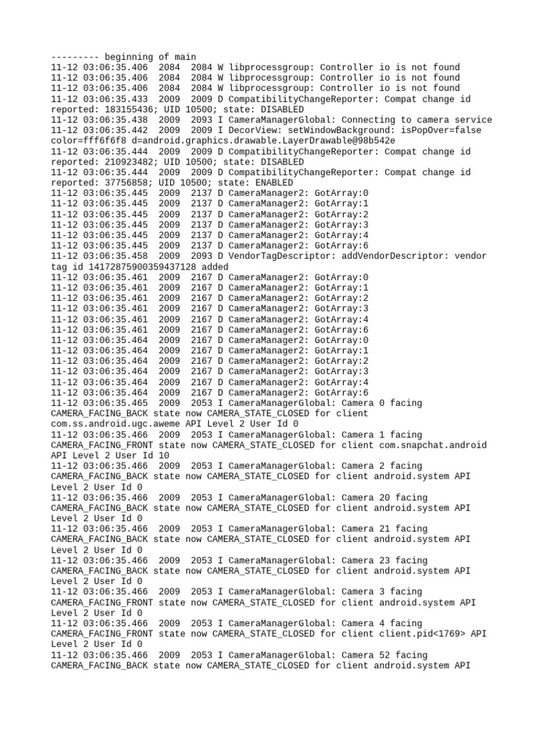 Logcat 1731360995379 | PDF | Operating System Families | Software ...