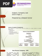 Company Law BCom Sem2 Notes | PDF