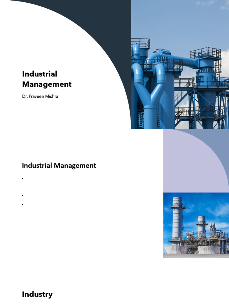 Industrial Management Module 1 | PDF | Operations Management | Business