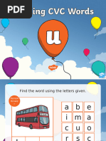 CVV and CVVC Word List 1 | PDF | Cooking, Food & Wine | Language Arts ...