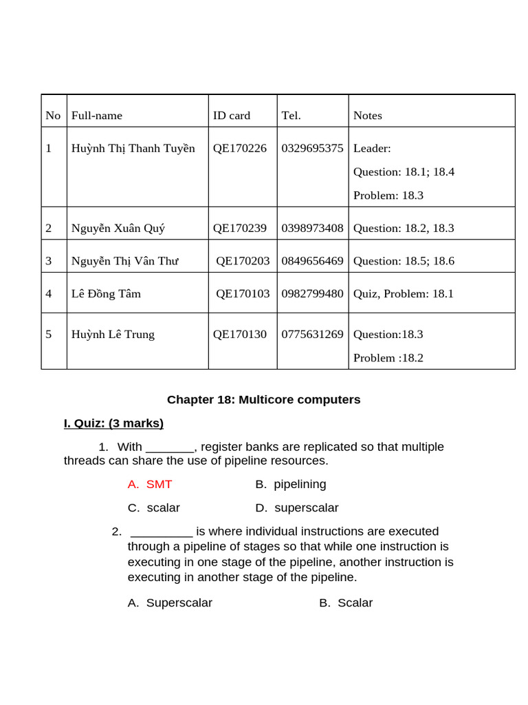 Level 18 (Chapter 18 - Multicore Computers) | PDF | Cpu Cache | Central Processing Unit