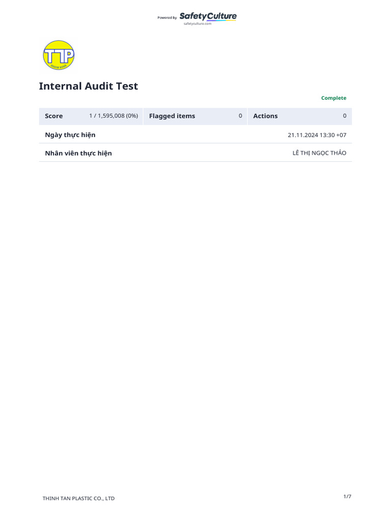 Internal Audit 21112024 | PDF