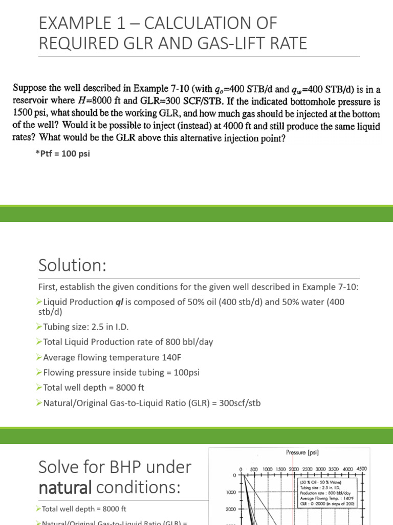 Gas Lift Rate Calculations for Wells | PDF | Transparent Materials ...