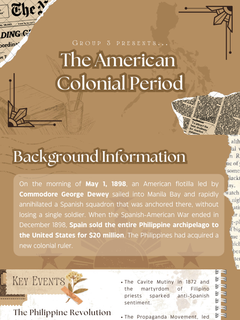 POLSCI GROUP 3 - American Colonial Period | PDF | Philippines | Spanish ...