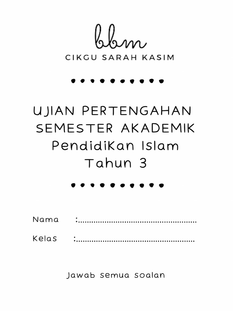 Upsa Tahun 3 2023 | PDF