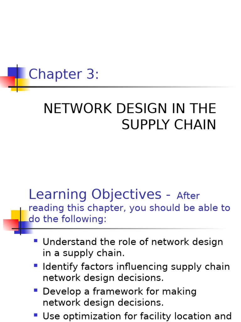 ch03-SC Network Design | PDF | Labour Economics | Taxes
