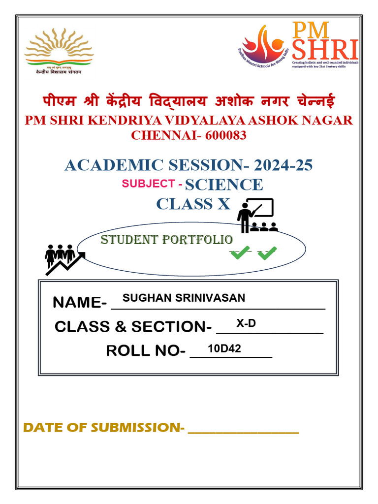 Class X Social Science Portfolio | PDF