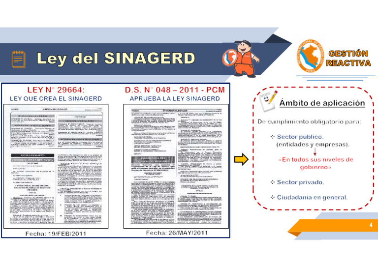 Ley Sinagerd GRD INDECI | PDF