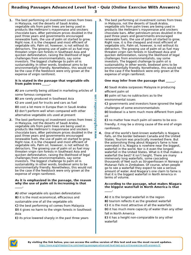 Palm Oil: Benefits and Environmental Concerns | PDF | Palm Oil ...