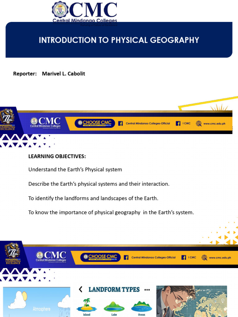 Physical Geography My Report | PDF | Earth Sciences | Earth
