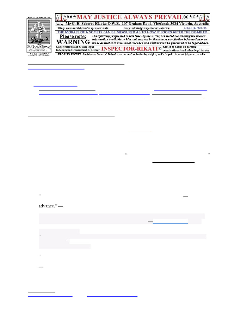 20241123-Mr G. H. Schorel-Hlavka O.W.B. To Banyule City Council & Buloke Shire Council & Ors ...