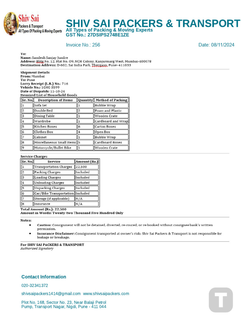 Trucking Logistics Letterhead Template | PDF