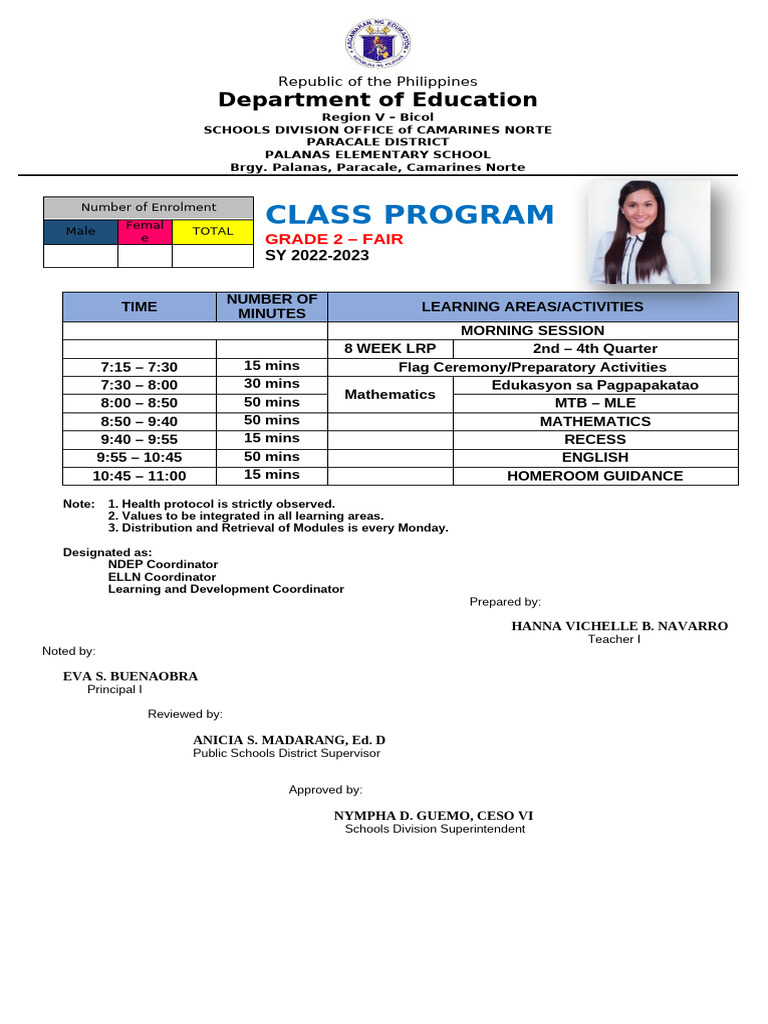 New Normal Class Program | PDF | Public Administration | Government
