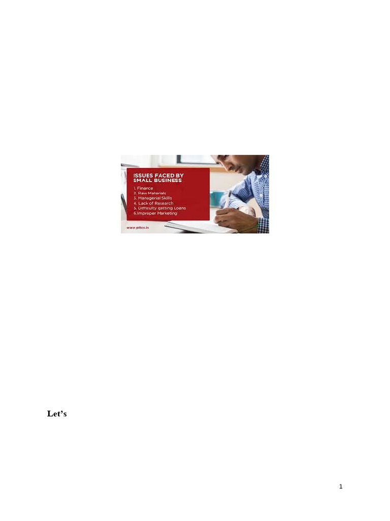 Problems Faced by MSMEs in India (ED-Unit 4) | PDF | Small And Medium Sized Enterprises ...