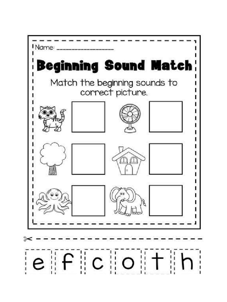 Phonics Worksheet | PDF