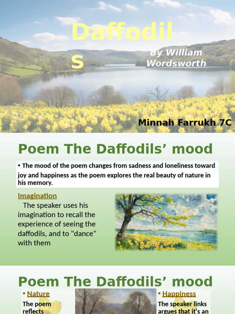 Daffodils | PDF | Poetry