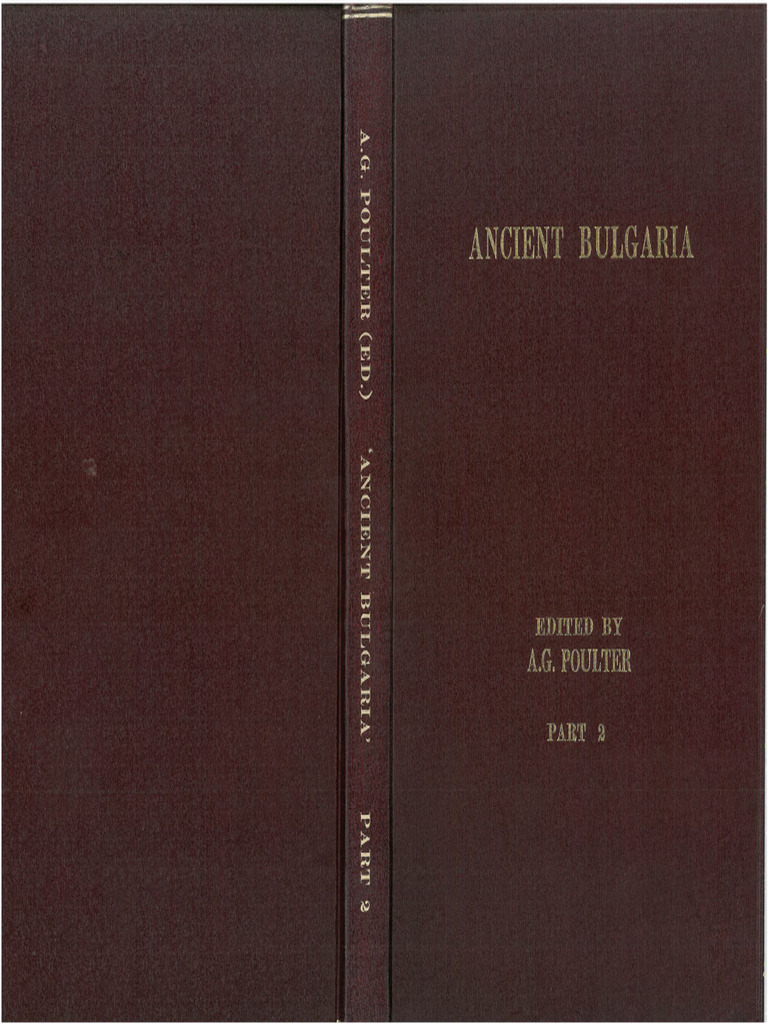 Ancient Bulgaria Part 2 Nottingham 1983 | PDF
