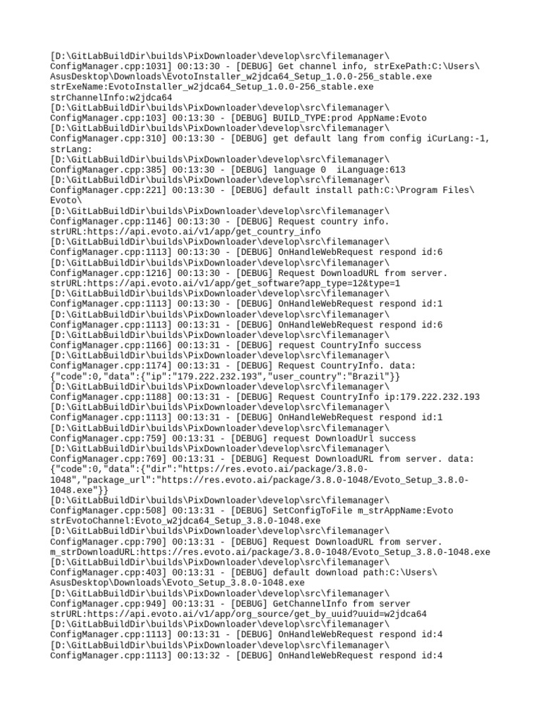 Log | PDF | Software | Computing