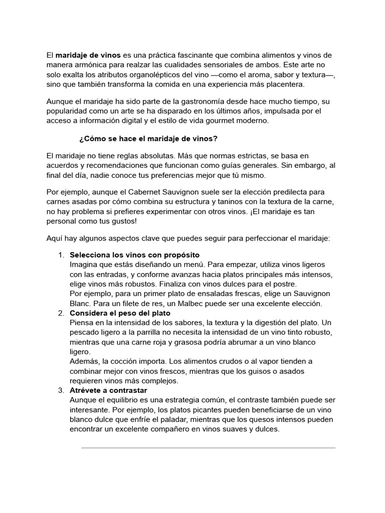 Speech Expo Enología | PDF | Vino | Fermentación