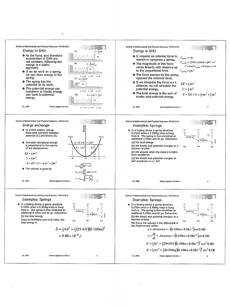 Vibration Theory Notes | PDF