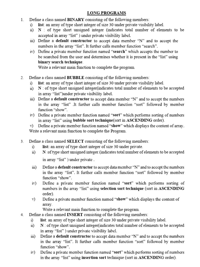 Std Xii Prac Programs Pdf Queue Abstract Data Type Computer Programming 9086