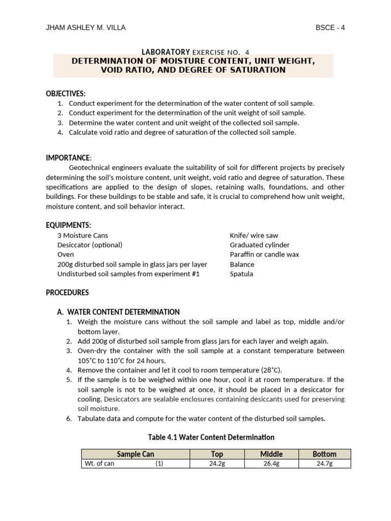 Laboratory Exercise No 4 | PDF | Applied And Interdisciplinary Physics | Earth Sciences