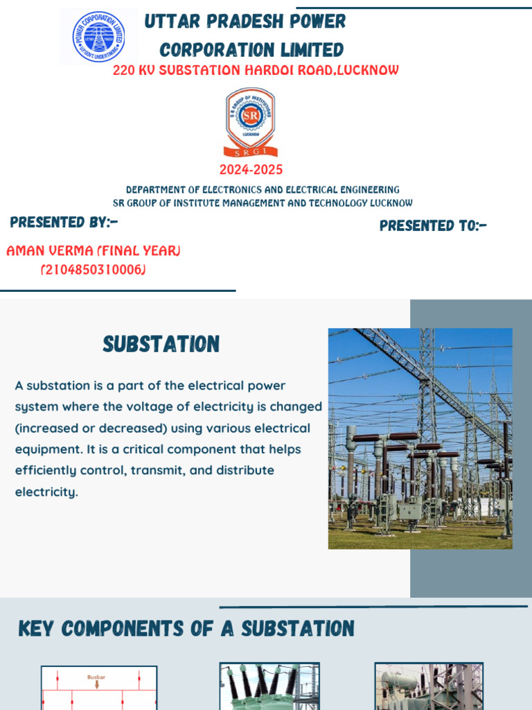 TRAINING PPT | PDF | Electrical Substation | Transformer