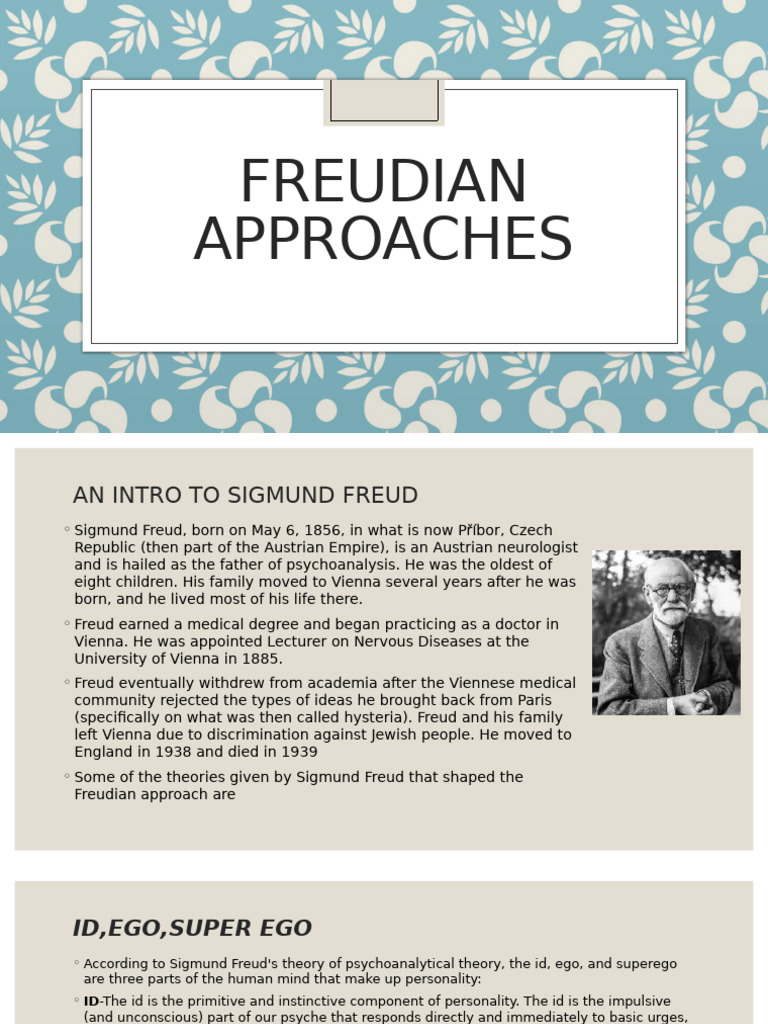 Overview of Freudian Psychoanalysis | PDF | Id | Psychoanalysis
