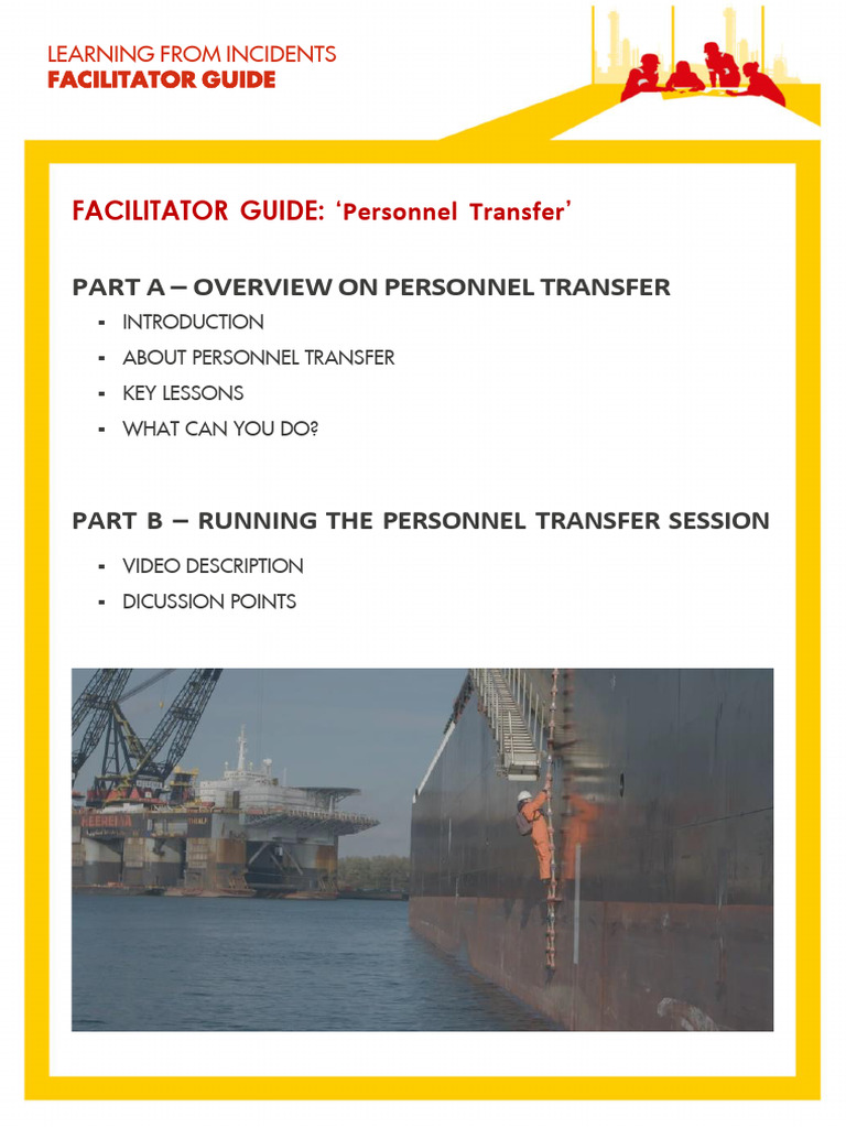 personnel-transfer-facilitator-guide-april-2022 | PDF | Risk ...